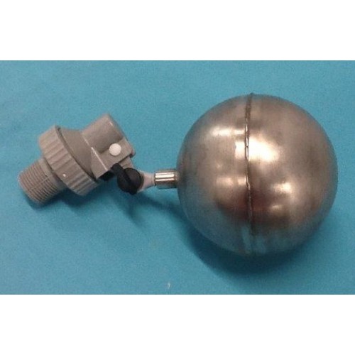 3/4" Hawkey\Brower Valve w/ Short Float Arm w/ 4" Stainless Float Ball ...